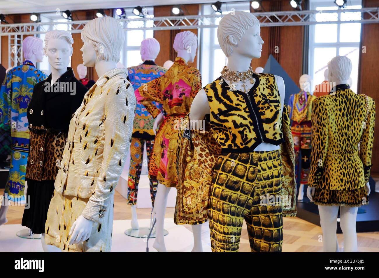 View of the Gianni Versace Retrospective exhibition in Berlin, on 05.02 ...