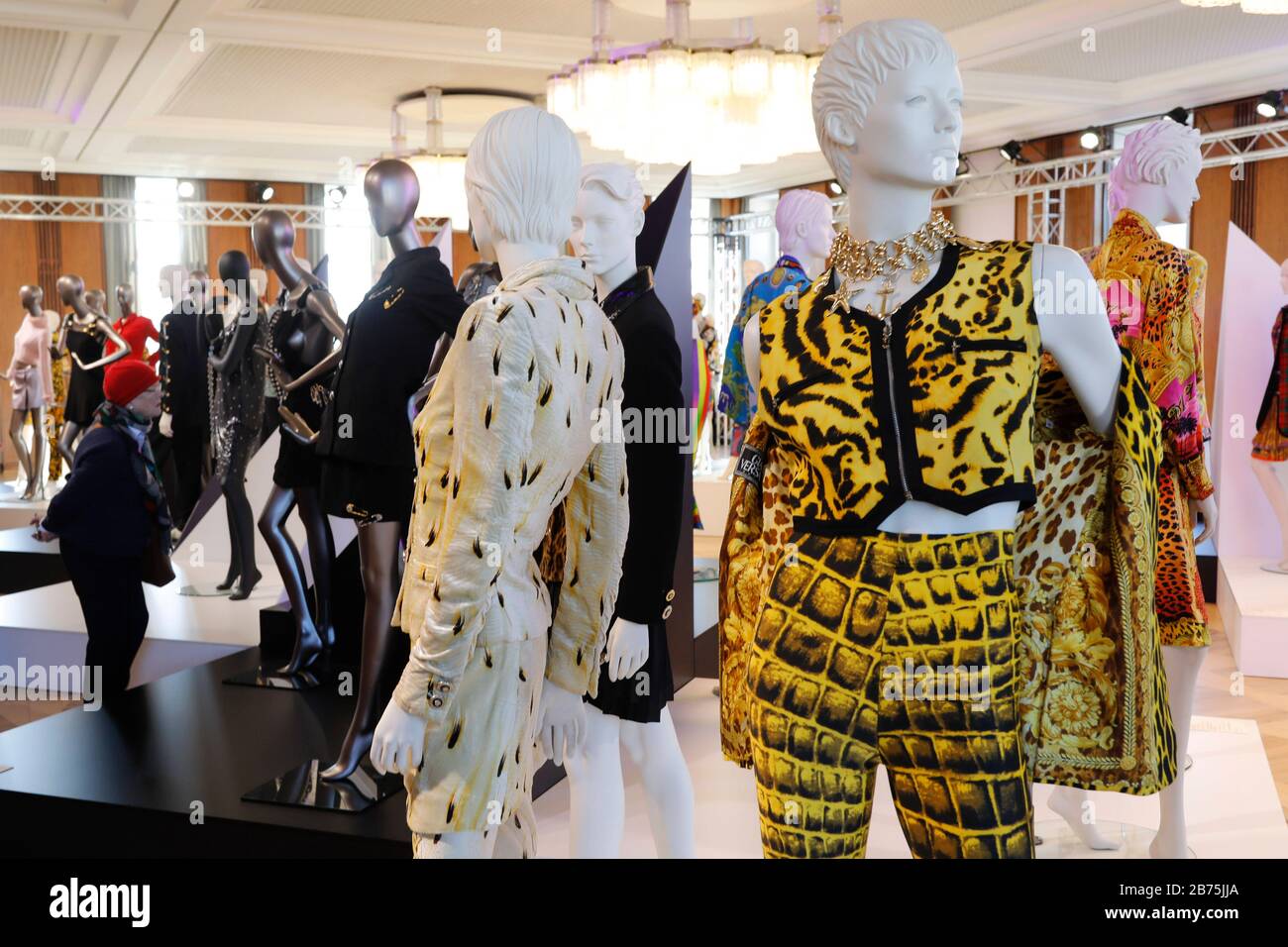 View of the Gianni Versace Retrospective exhibition in Berlin, on 05.02 ...
