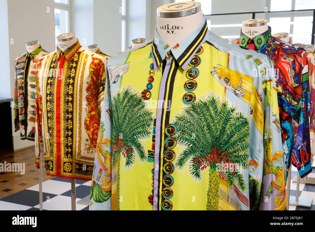 View of the Gianni Versace Retrospective exhibition in Berlin, on 05.02 ...