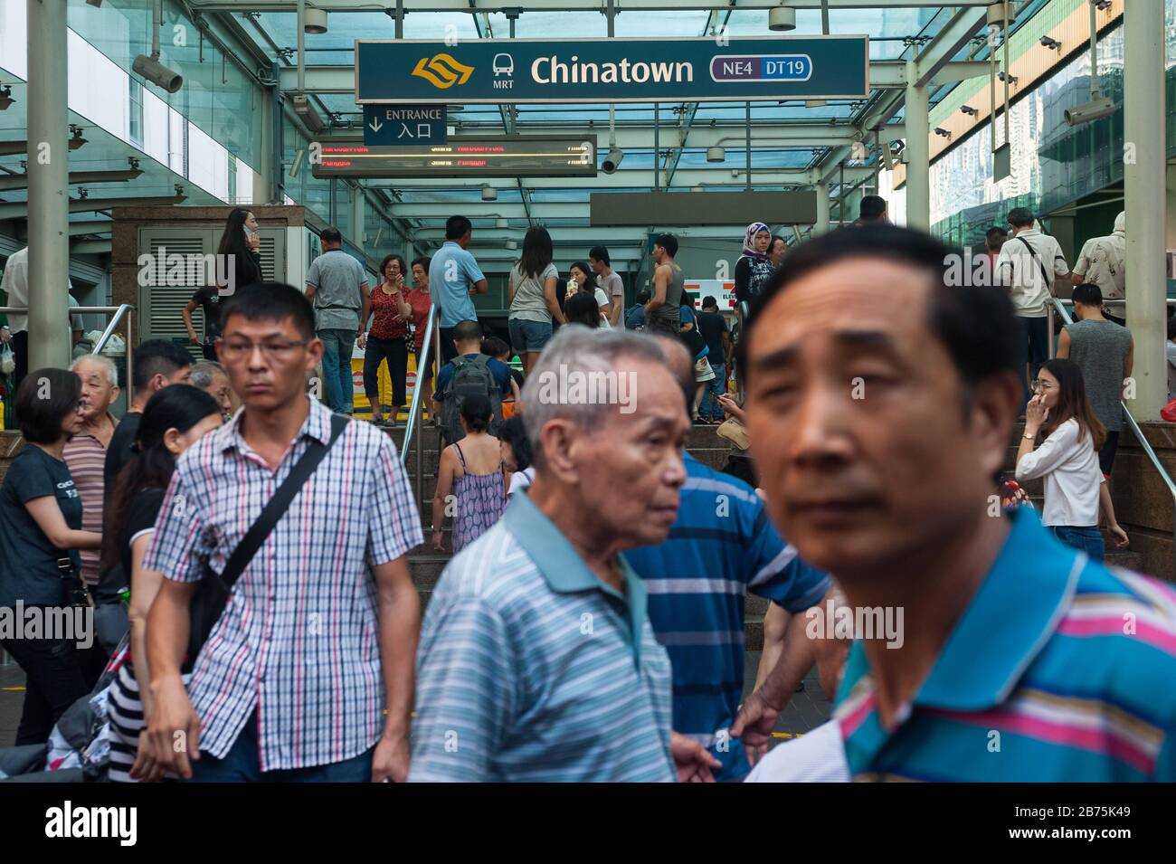 21.01.2018, Singapore, Republic of Singapore, Asia - People cavort in ...