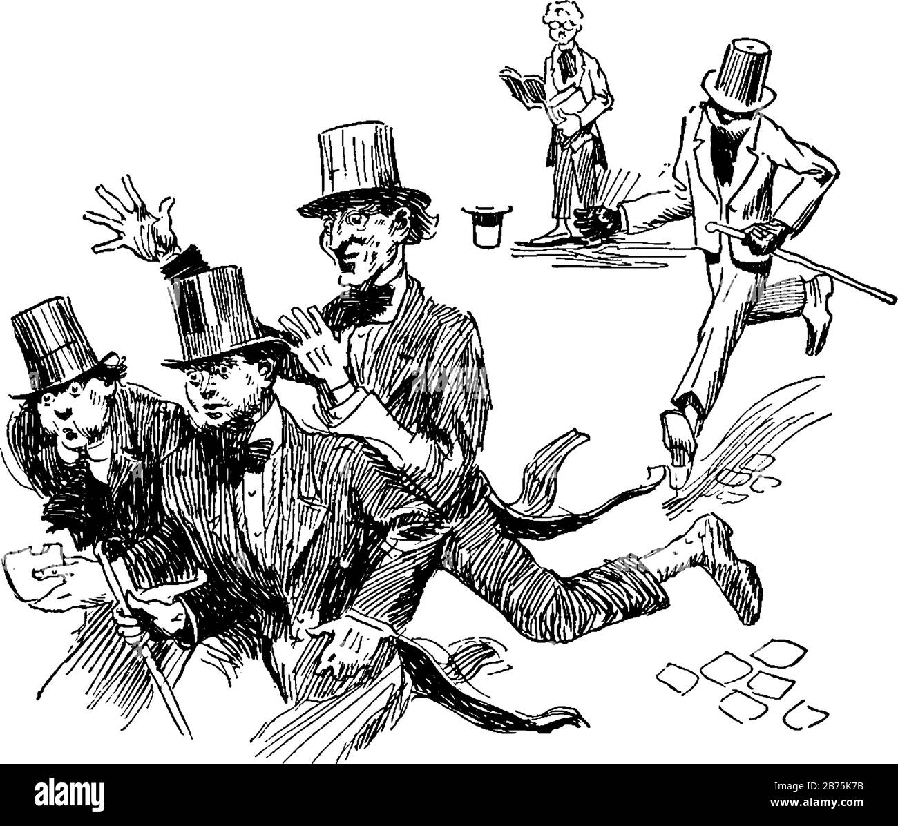 Line drawing man in suit Cut Out Stock Images & Pictures - Alamy