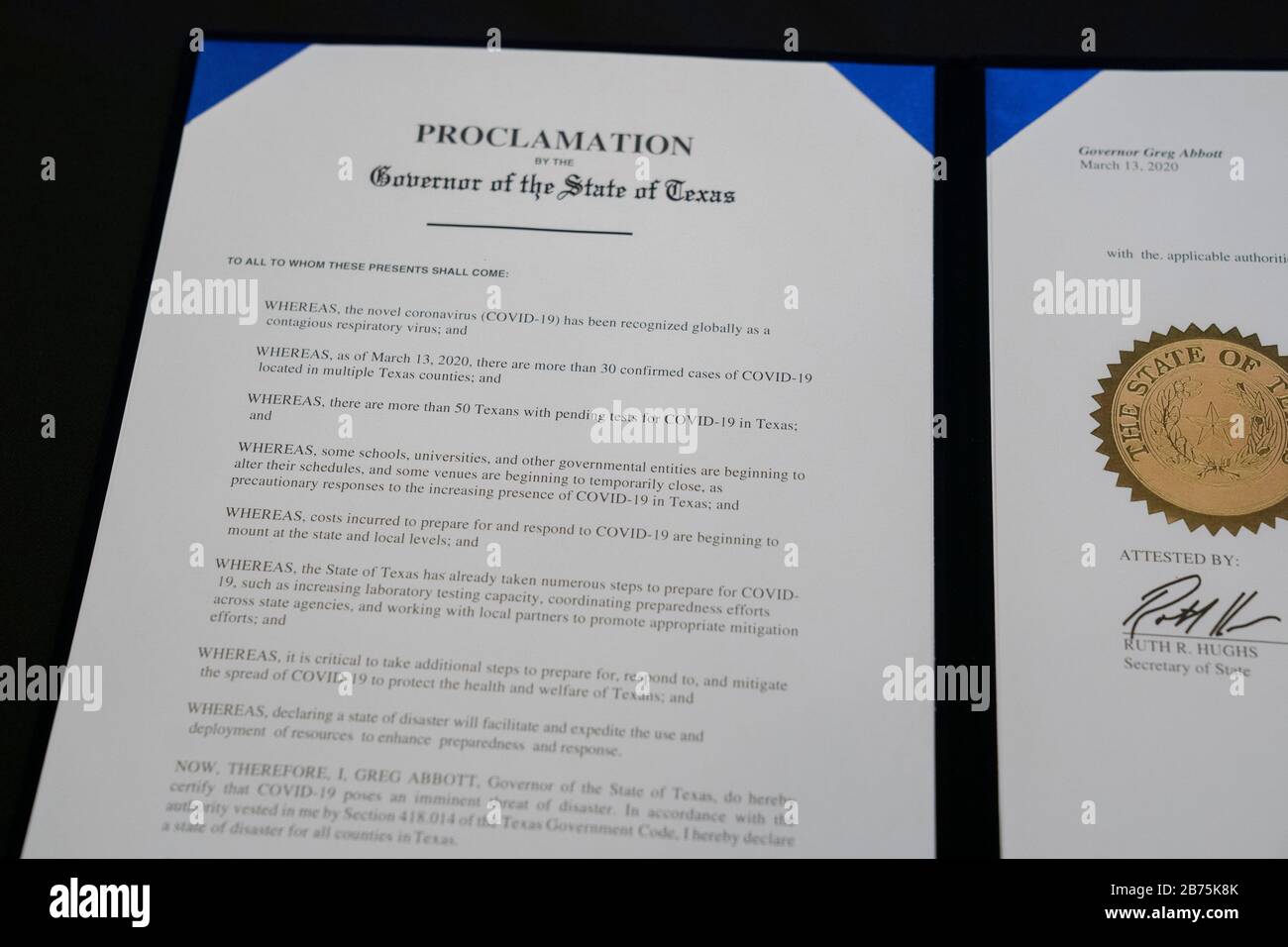 2020 declaration hi-res stock photography and images - Alamy