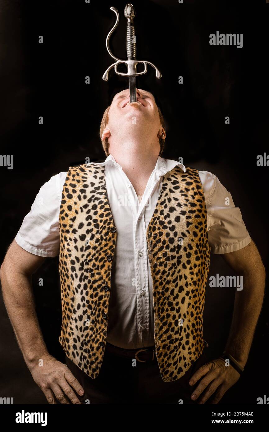 Freak Show Sword Swallower