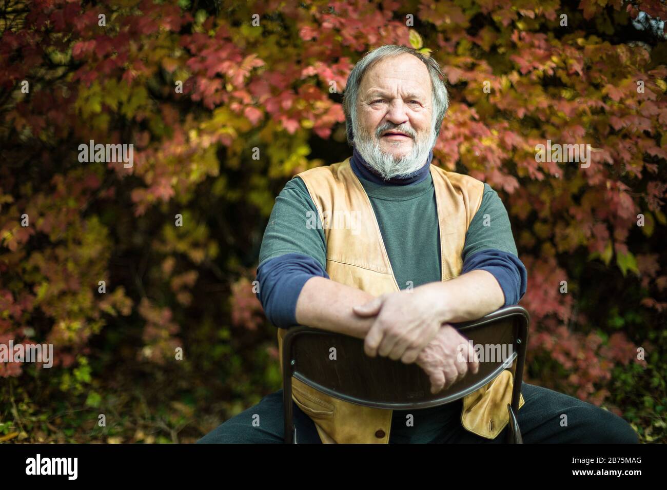 The musician and singer Fredl Fesl, with civil name Alfred Raimund Fesl ...