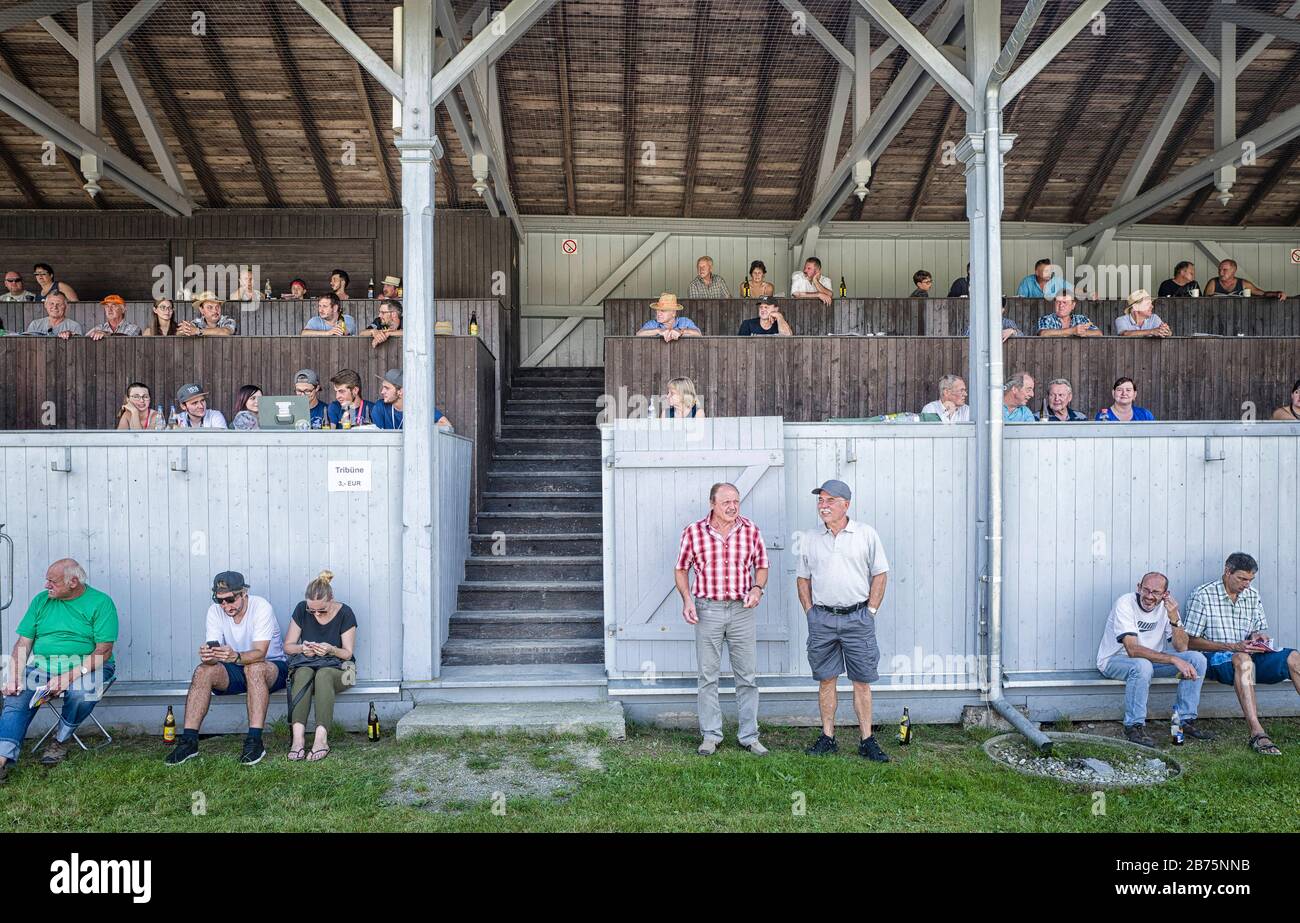 German championship in carriage driving on the sandy track in ...