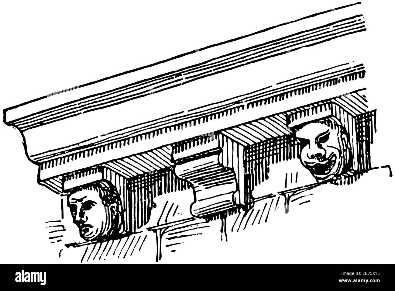 Corbel table hi-res stock photography and images - Alamy