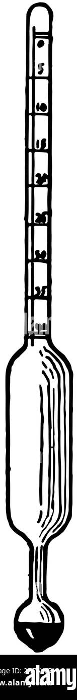 Hydrometers of variable immersion are usually light hollow glass ...