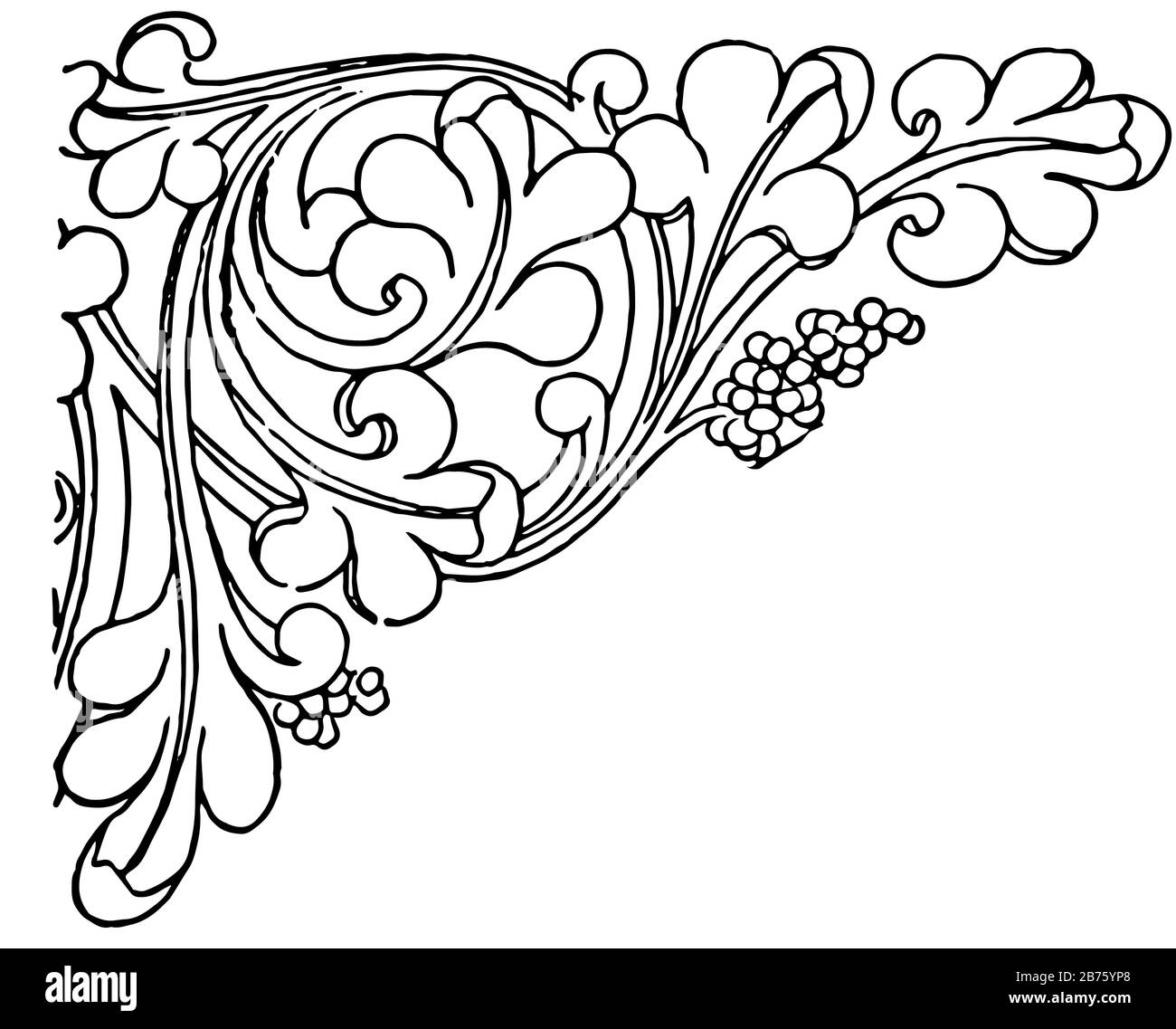 Carving are from church at Stone, Kent, vintage line drawing or ...