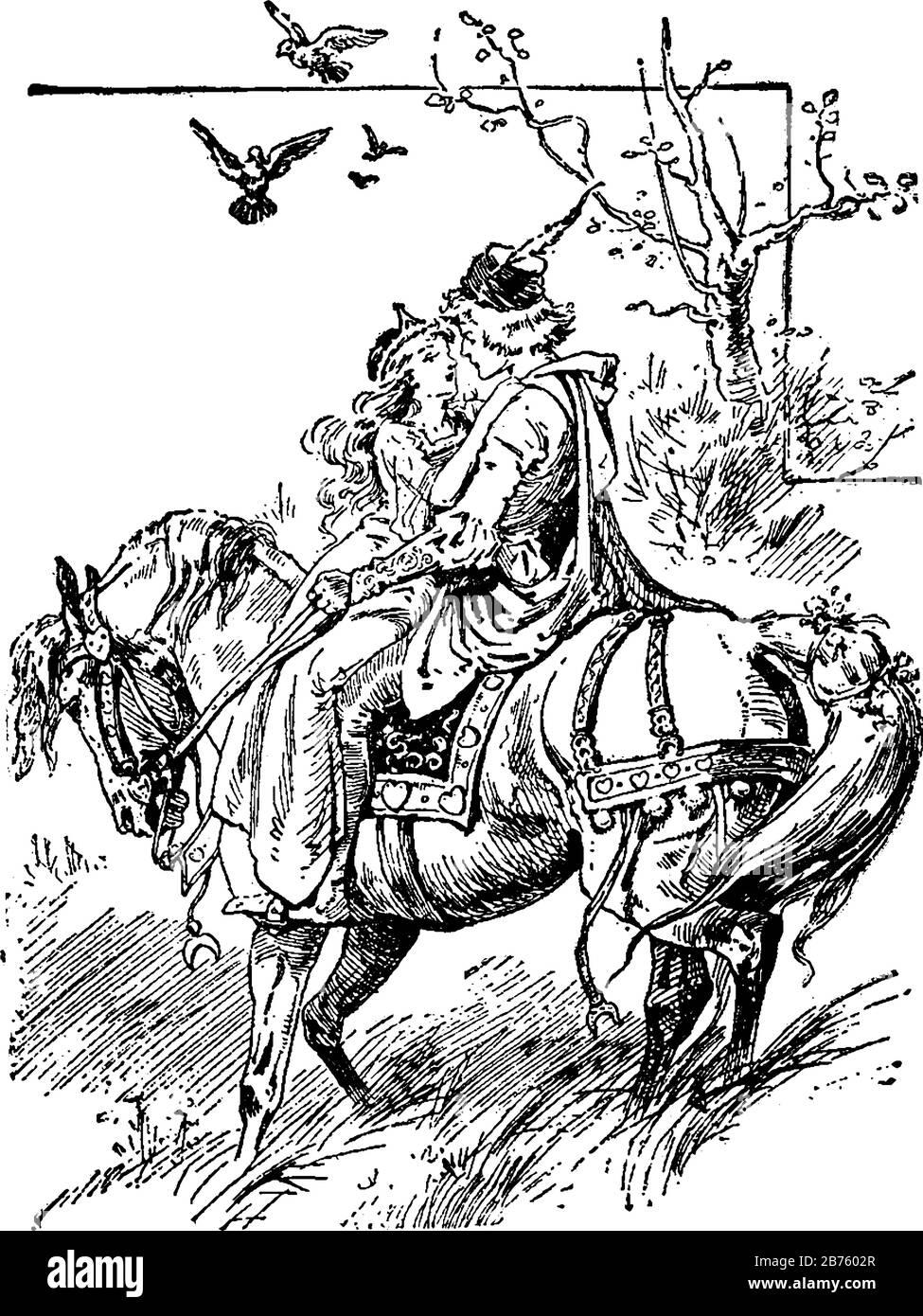 Elsa and the Prince, this scene shows a girl with prince together ...