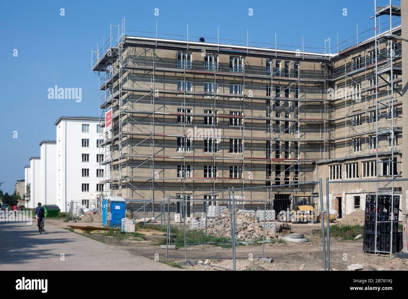 The picture shows the apartments in Prora, converted into luxury ...