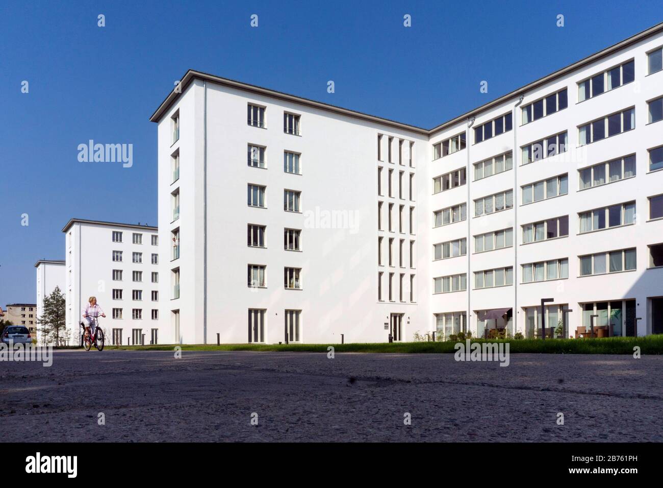 The picture shows the apartments in Prora, converted into luxury ...