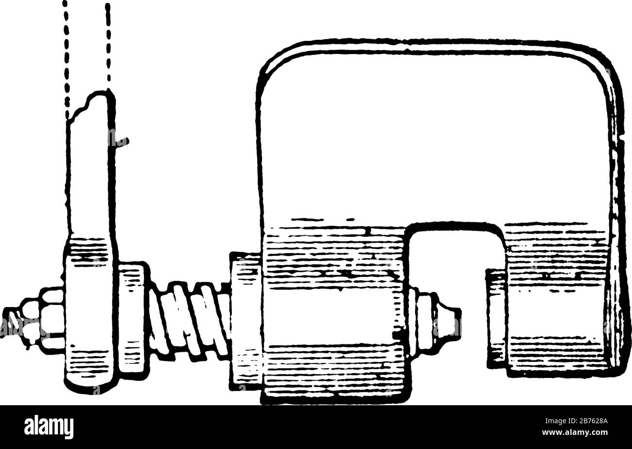 This illustration represents Vice which used to hold wood in place ...
