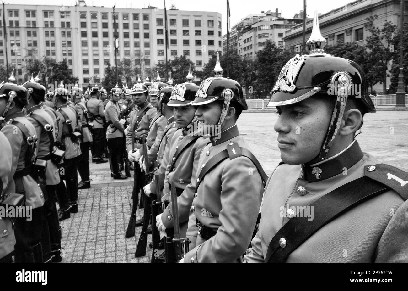 German honor guard in formation Black and White Stock Photos & Images ...