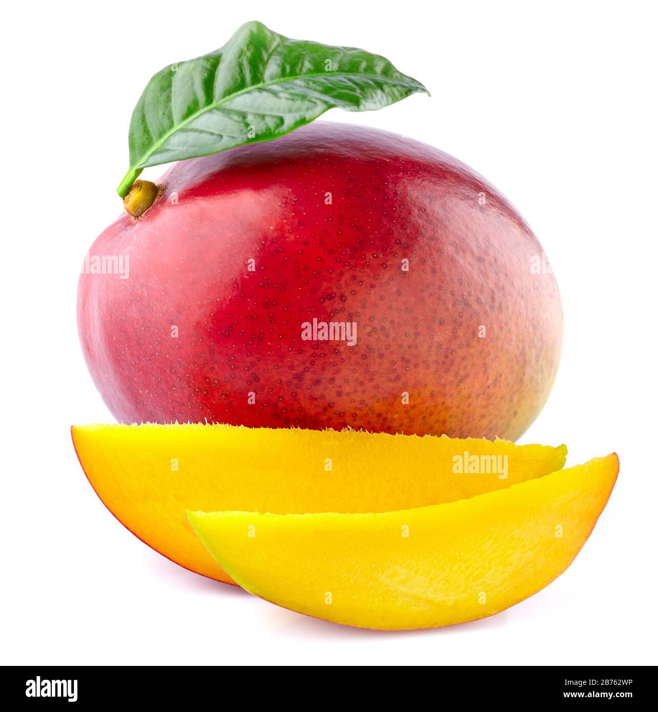 Mango with slices Stock Photo - Alamy