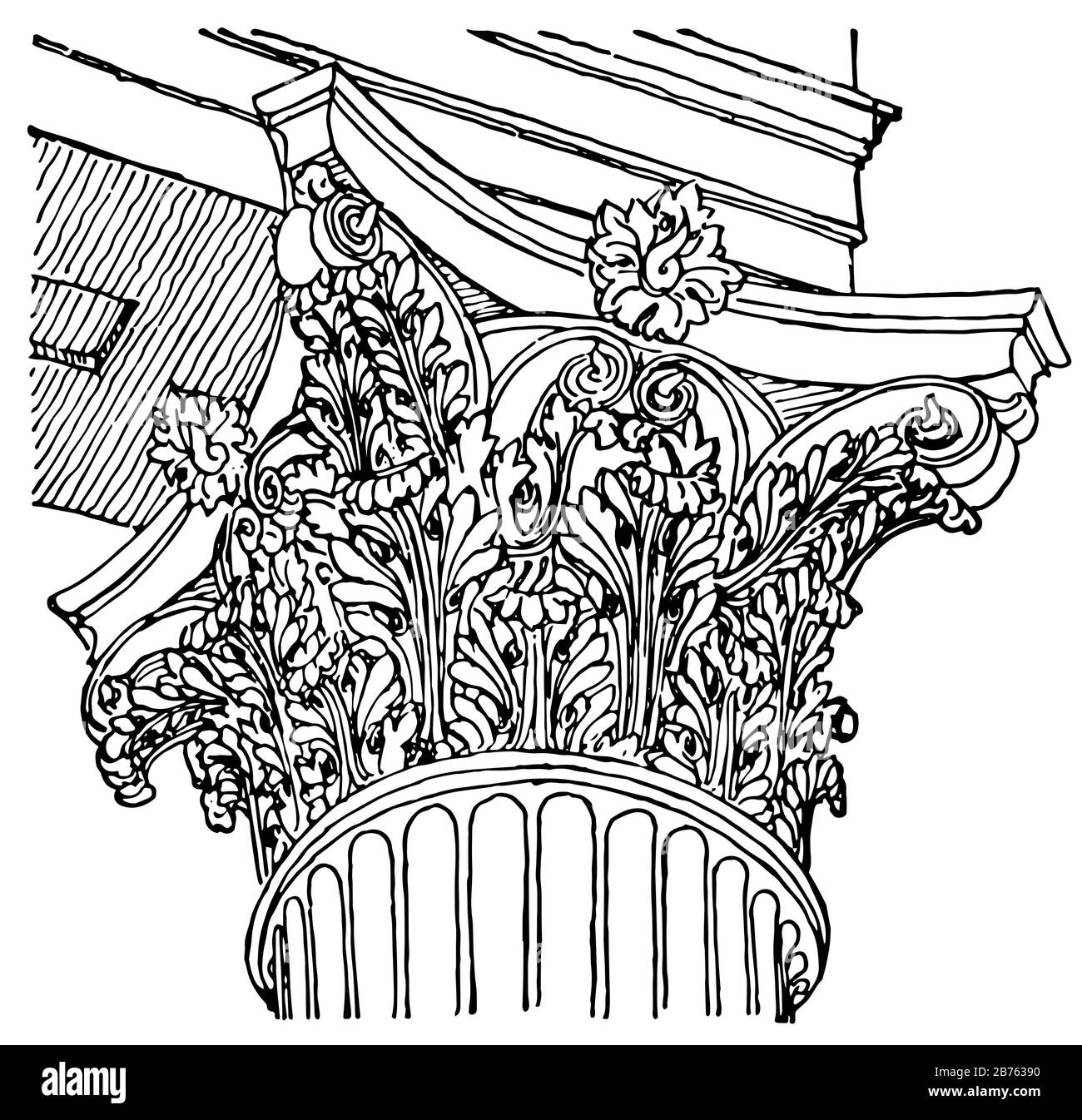 Roman corinthian composite capital hi-res stock photography and images ...