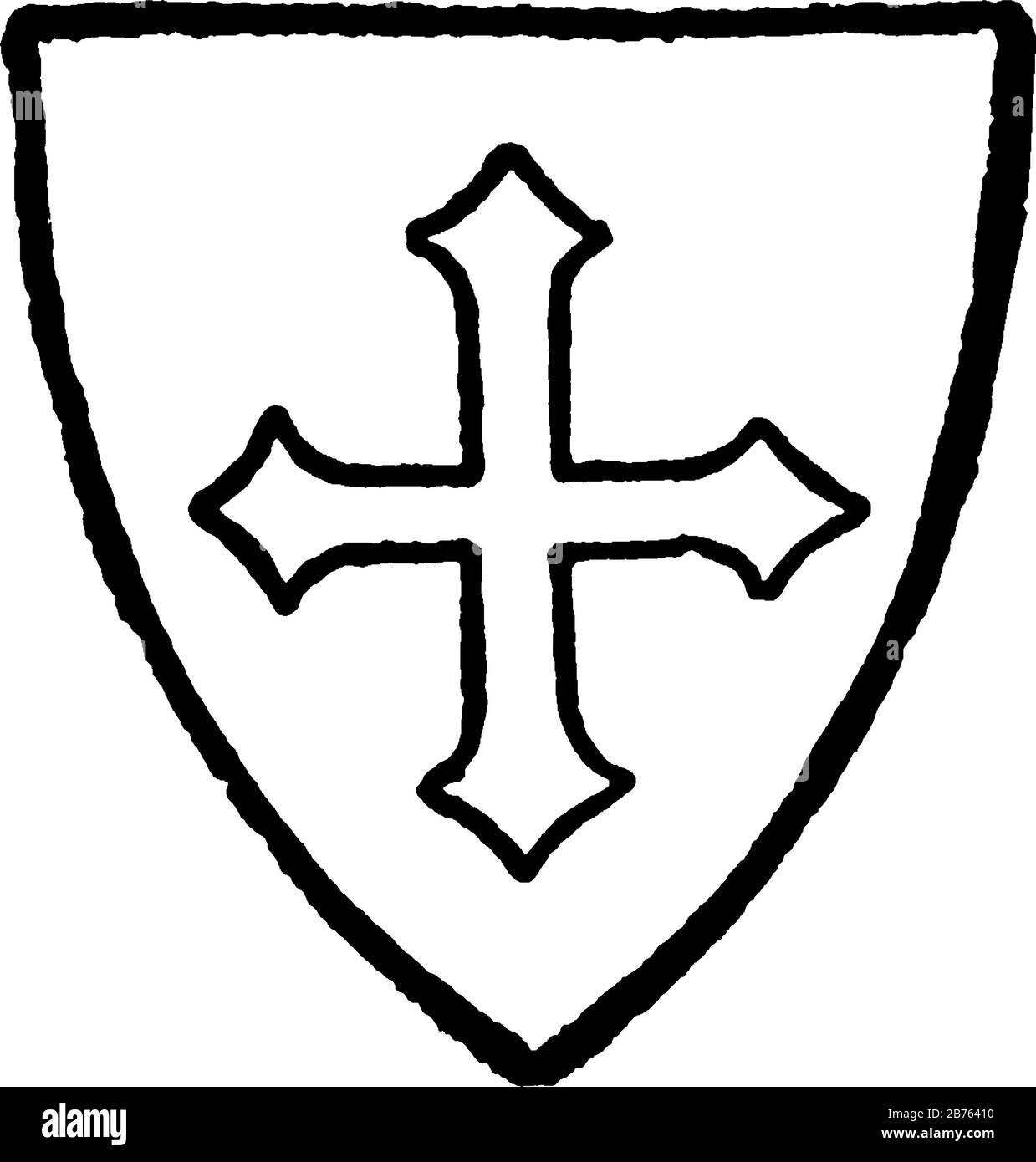 Cross urdee is one in which the extremities are drawn to a sharp paint ...