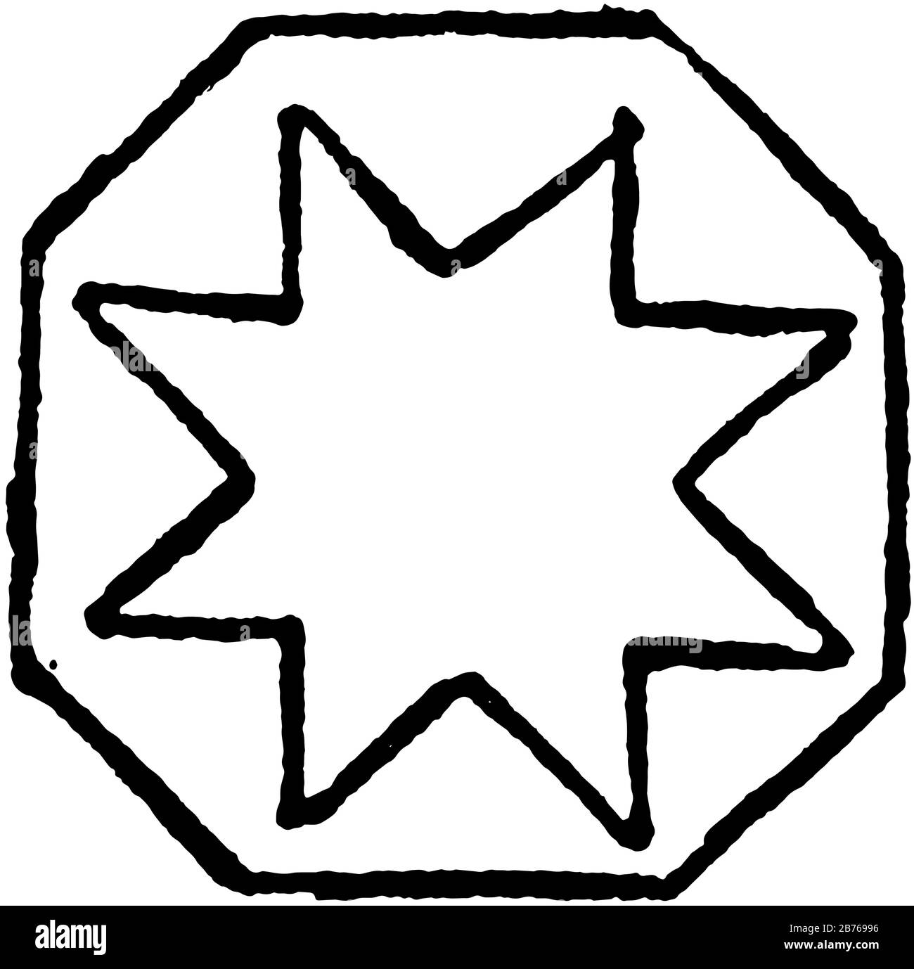 Octagon design hi-res stock photography and images - Alamy