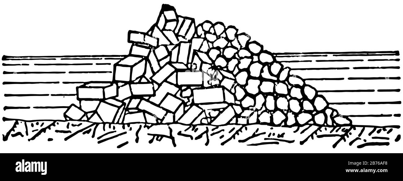 Alexandria Breakwater, structures on coasts as part of coastal, protect ...