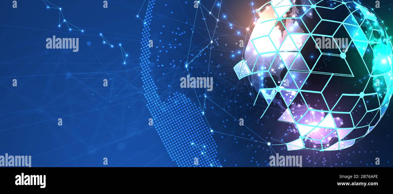 abstract futuristic fade computer technology business background Stock ...