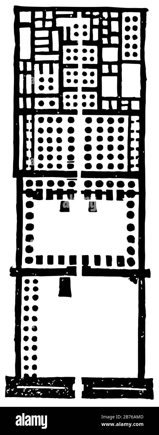 Ramesseum ruins Stock Vector Images - Alamy