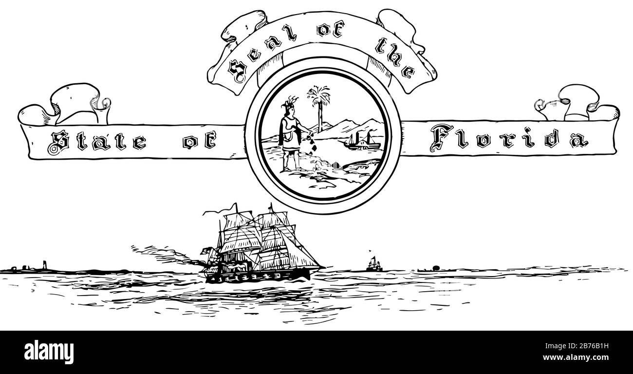 Florida sailing Stock Vector Images - Alamy