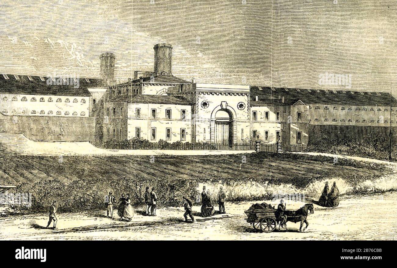 MOUNTJOY PRISON, Dublin, in 1866 Stock Photo - Alamy