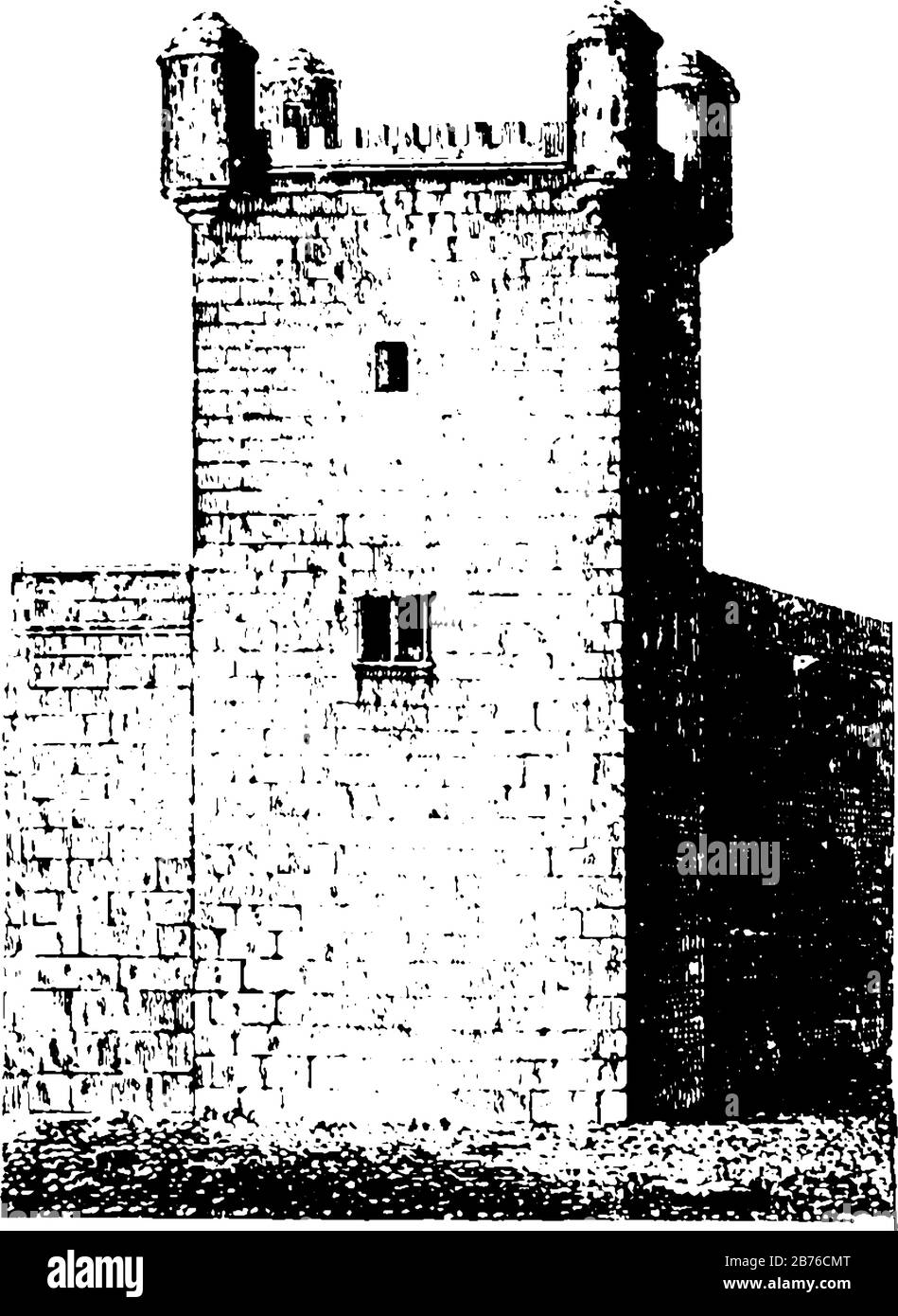 Tower in walls of Neolithic Jericho in 8000 BC, broch structures in ...