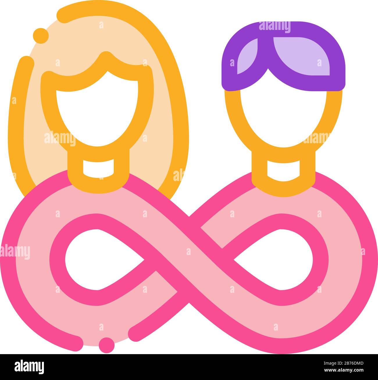 Love Forever Icon Vector Outline Illustration Stock Vector Image & Art ...