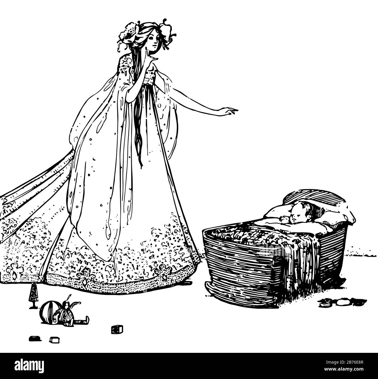 Walking with a baby Black and White Stock Photos & Images - Alamy