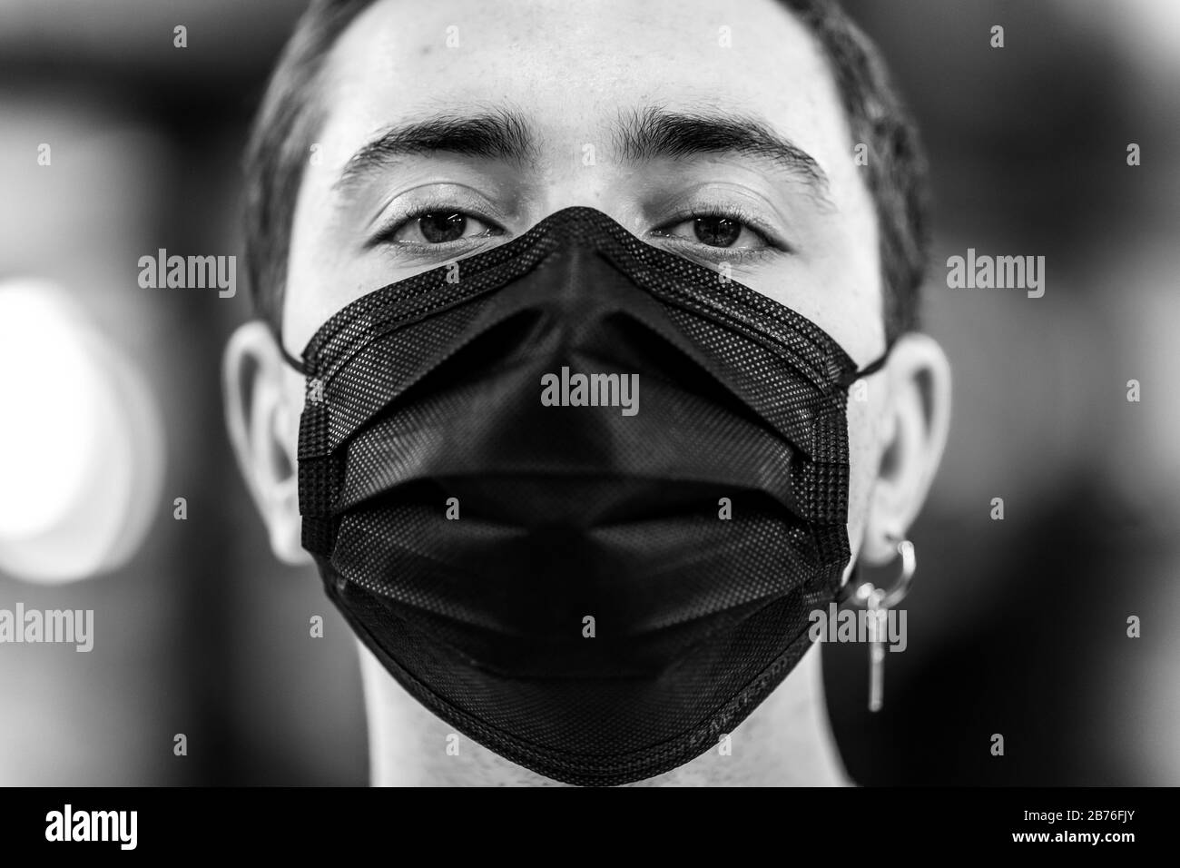 Medical care concept portrait Black and White Stock Photos & Images - Alamy