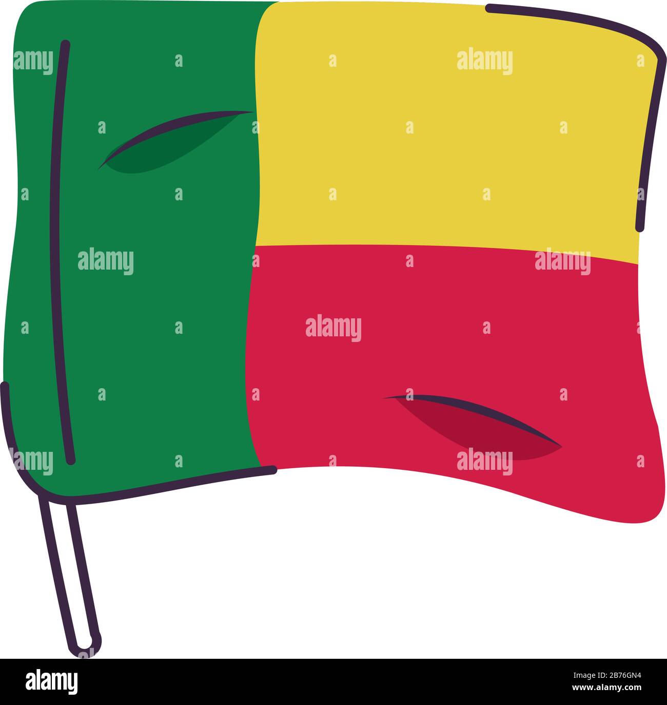 Benin colors Stock Vector Images - Alamy