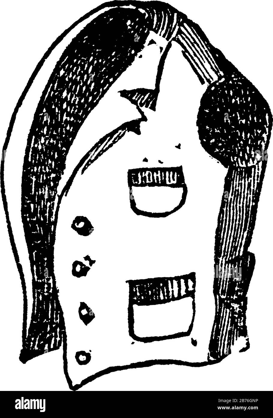 Vest is a waistcoat or body garment for men, vintage line drawing or ...