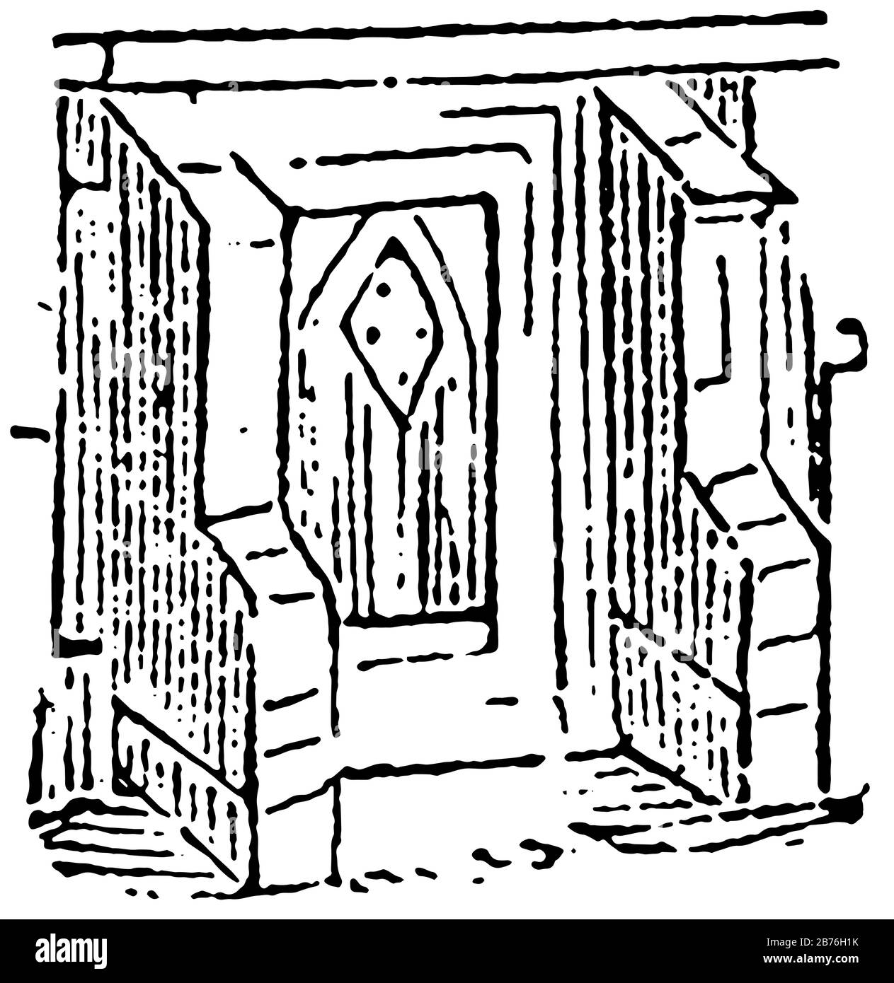 Buttress, architecture, brick, building, stone, wall, defense, vintage ...