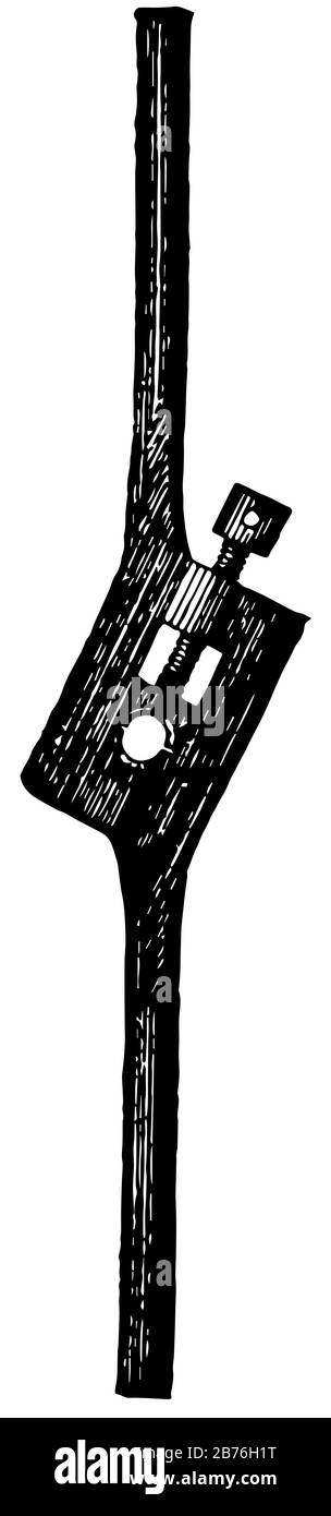This illustration represents Die Stock which used in screw cutting ...