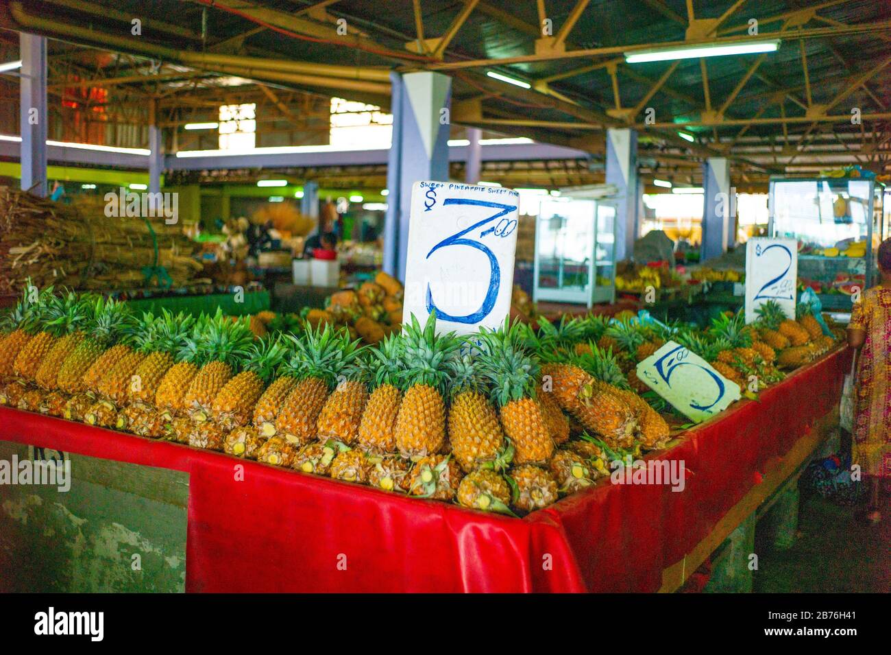 Vegetable market pacific island hi-res stock photography and images - Alamy