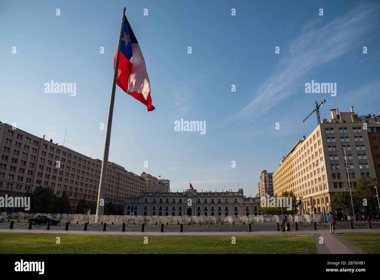 Santiago de Chile, Chile; February 04, 2018: La Moneda House of ...