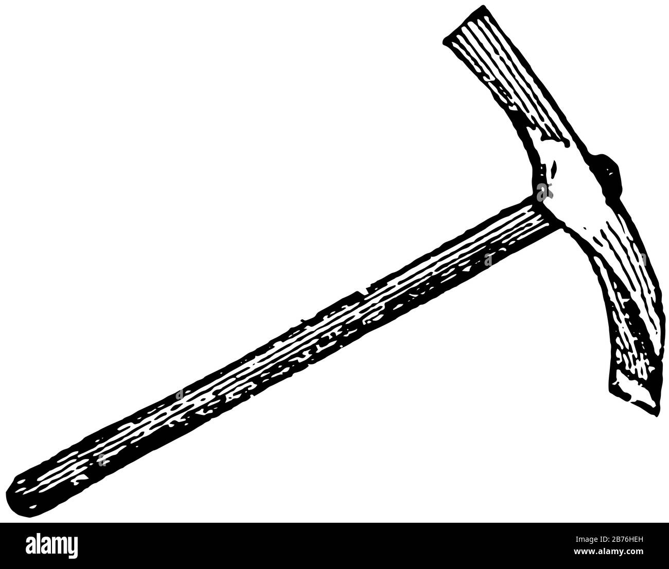 This illustration represents Mattock which used for digging and ...