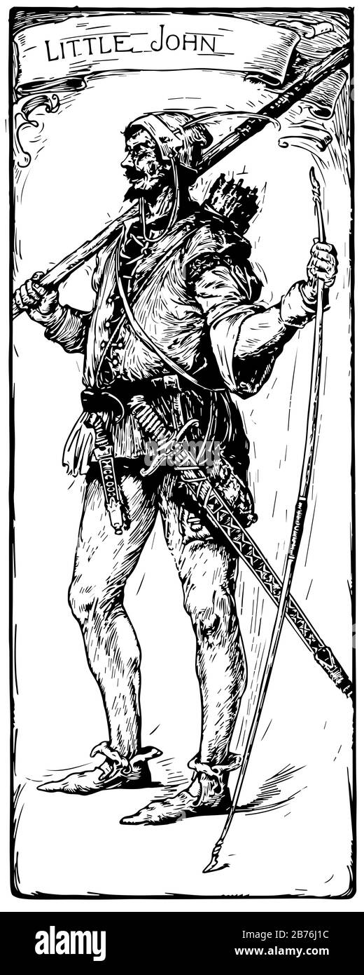 Little john Stock Vector Images - Alamy