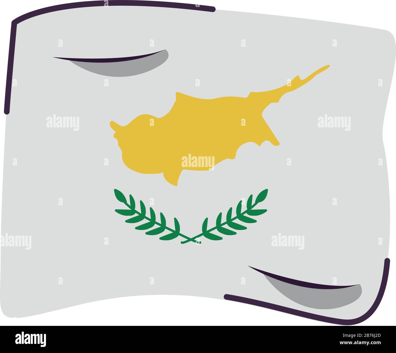 cyprus flag country isolated icon Stock Vector Image & Art - Alamy