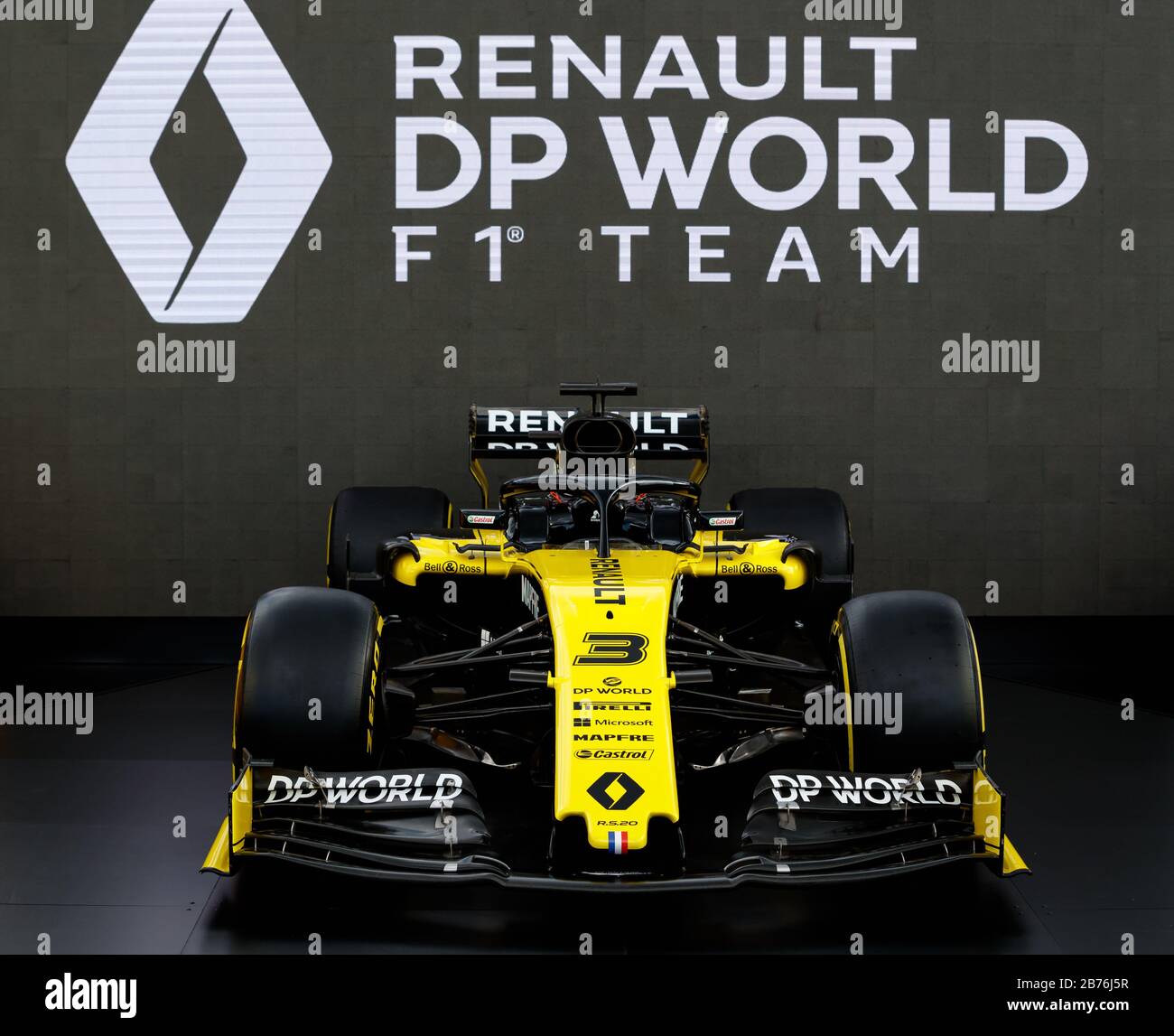 Team Renault Livery reveal Stock Photo - Alamy