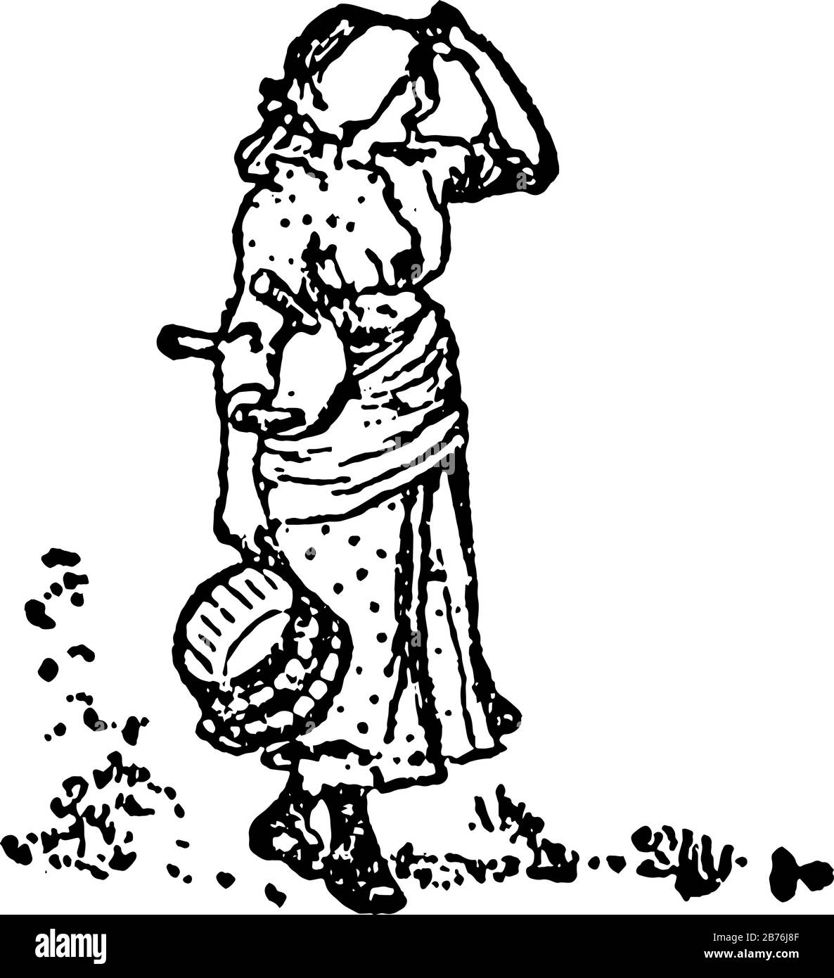 House that Jack Built, this picture shows a female holding something in ...