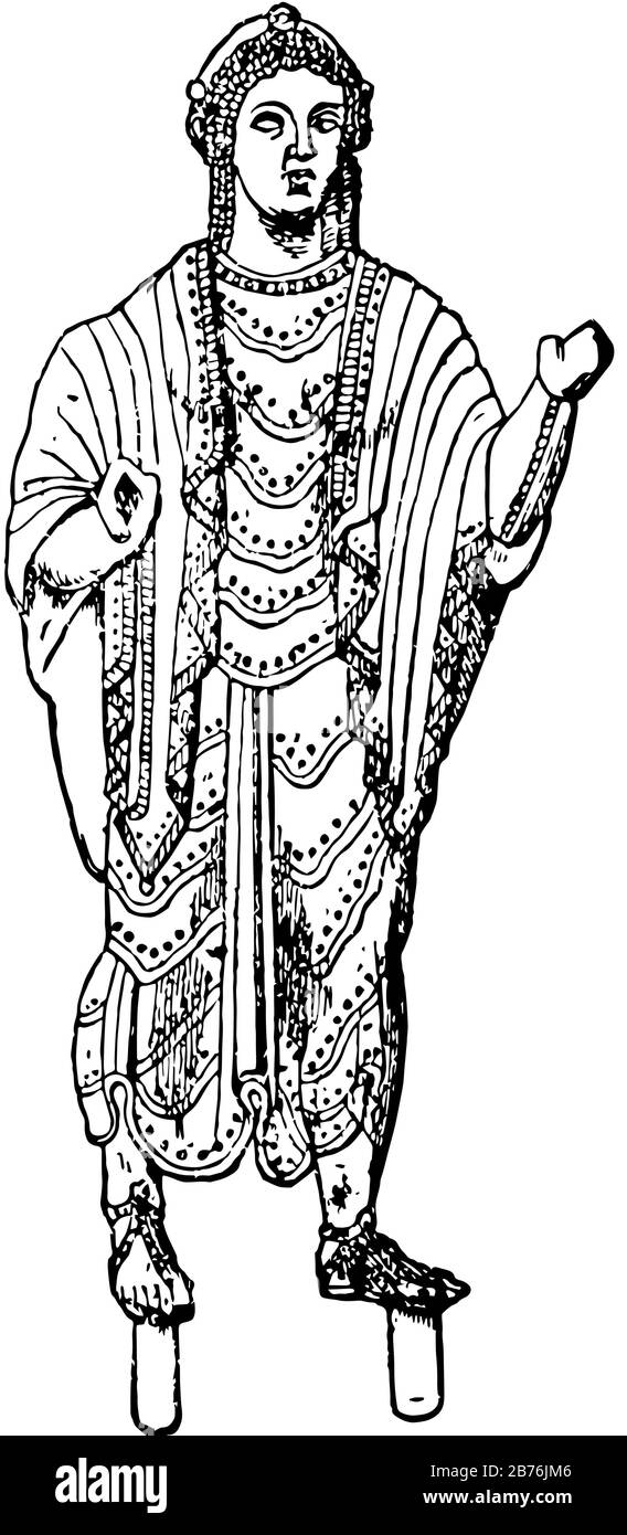 Statues of bronze Stock Vector Images - Alamy