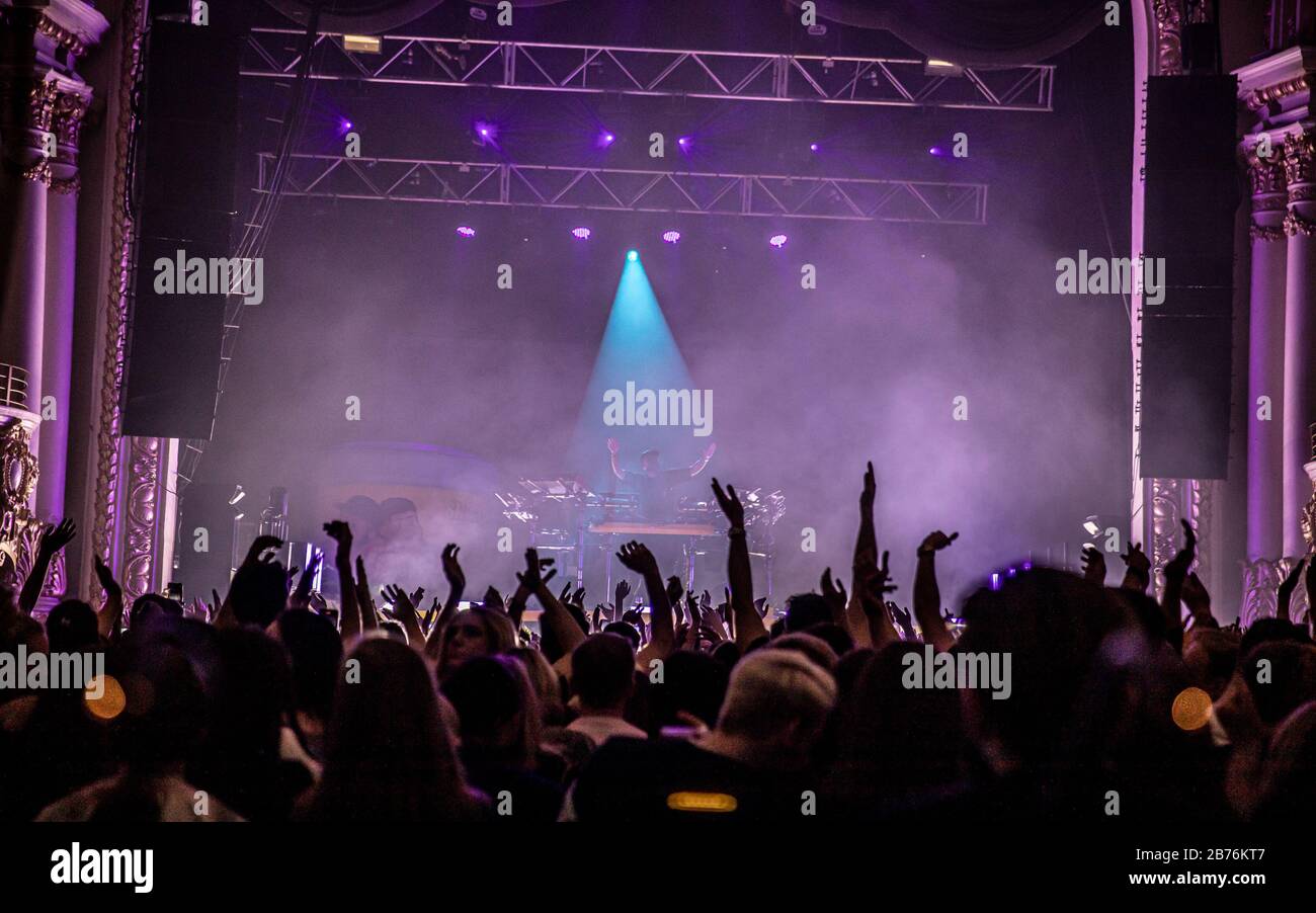 Jax Jones performing at the O2 Academy in Bournemouth, UK. Credit ...