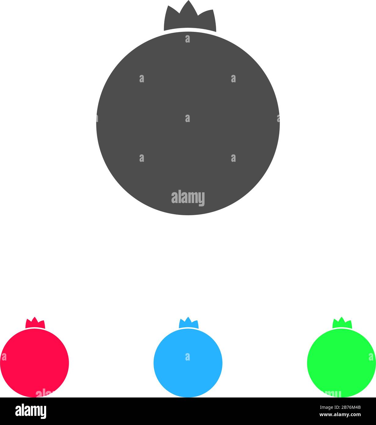 Garnet icon flat. Color pictogram on white background. Vector illustration symbol and bonus ...