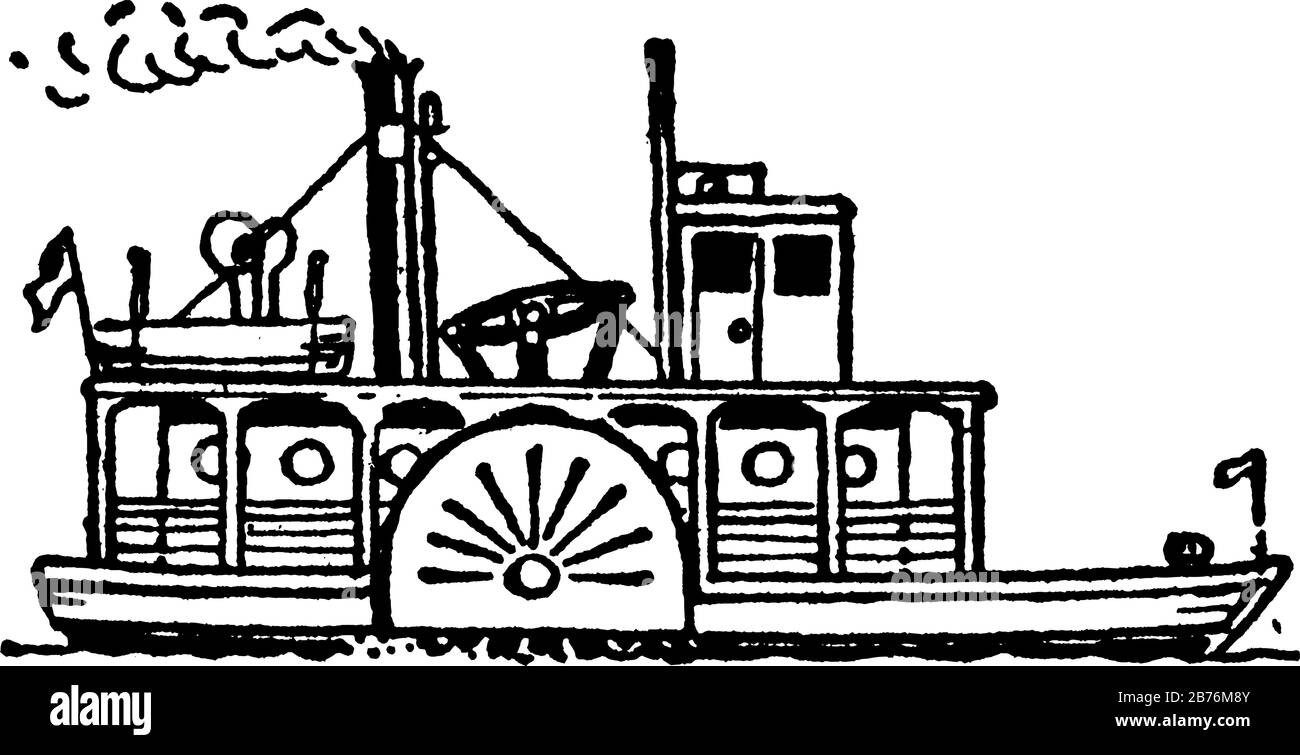 Steamboat Black and White Stock Photos & Images - Alamy