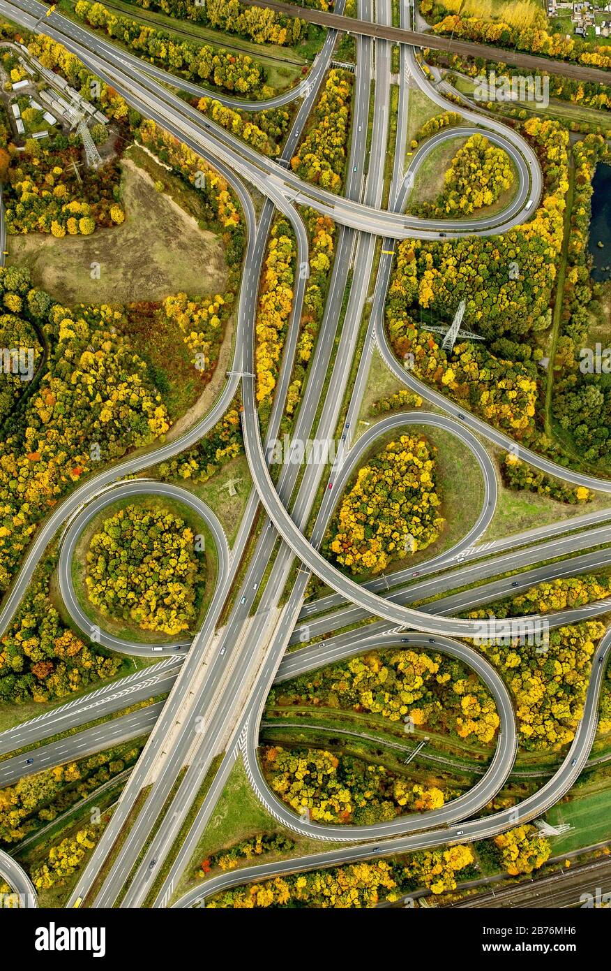 Motorway exit slip road hi-res stock photography and images - Alamy