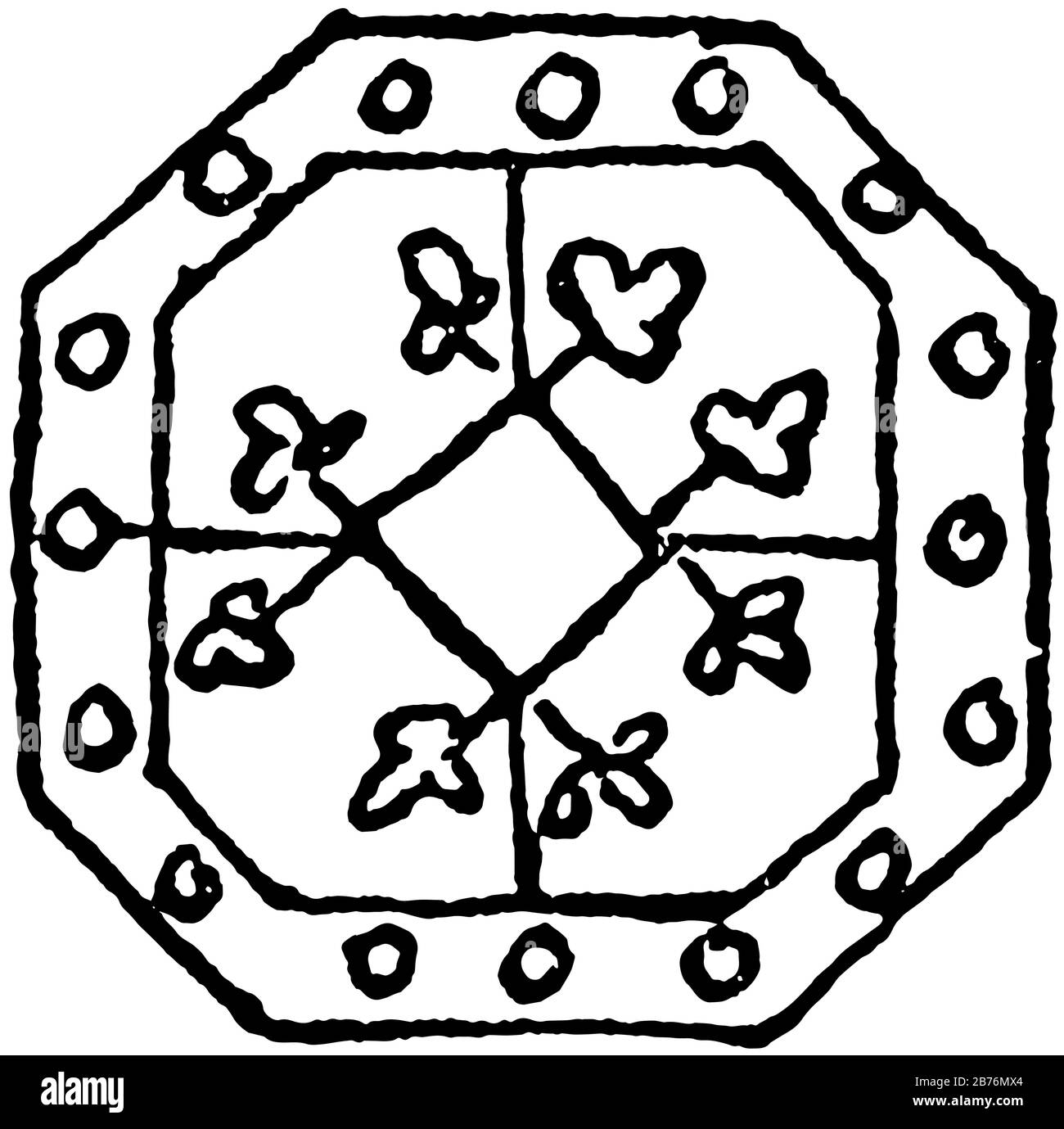 Octagon design hi-res stock photography and images - Alamy