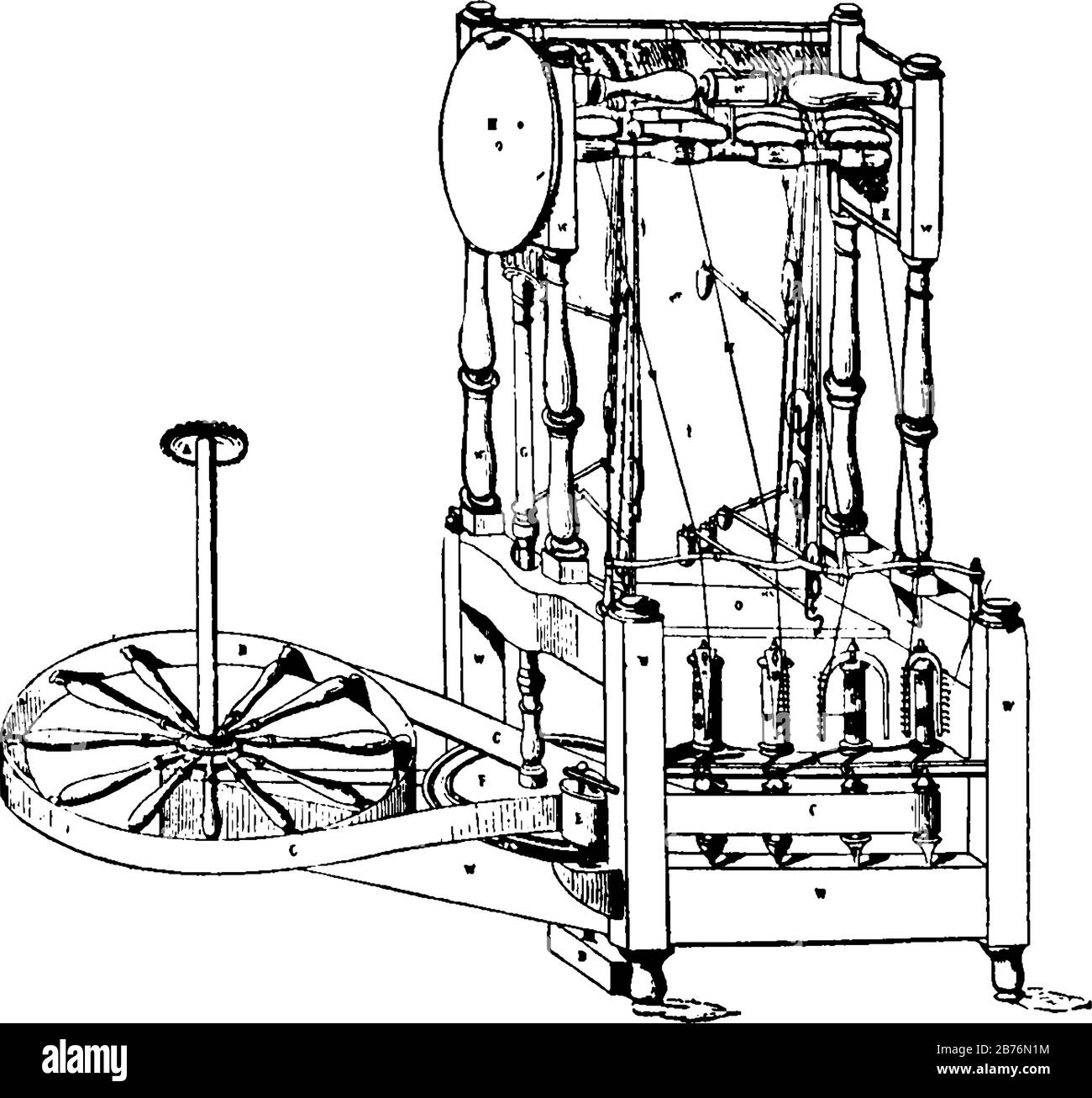 This illustration represents how to work on Power Spinning Wheele ...