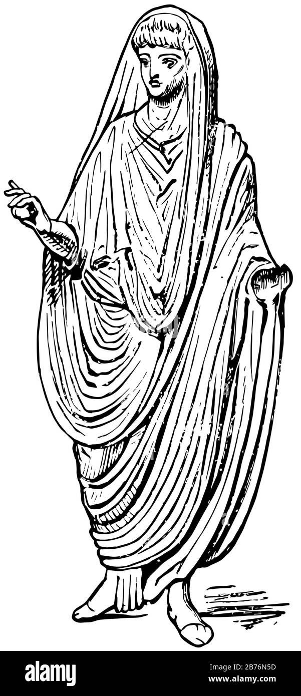 Bronze Statuette is often called simply a bronze, vintage line drawing ...