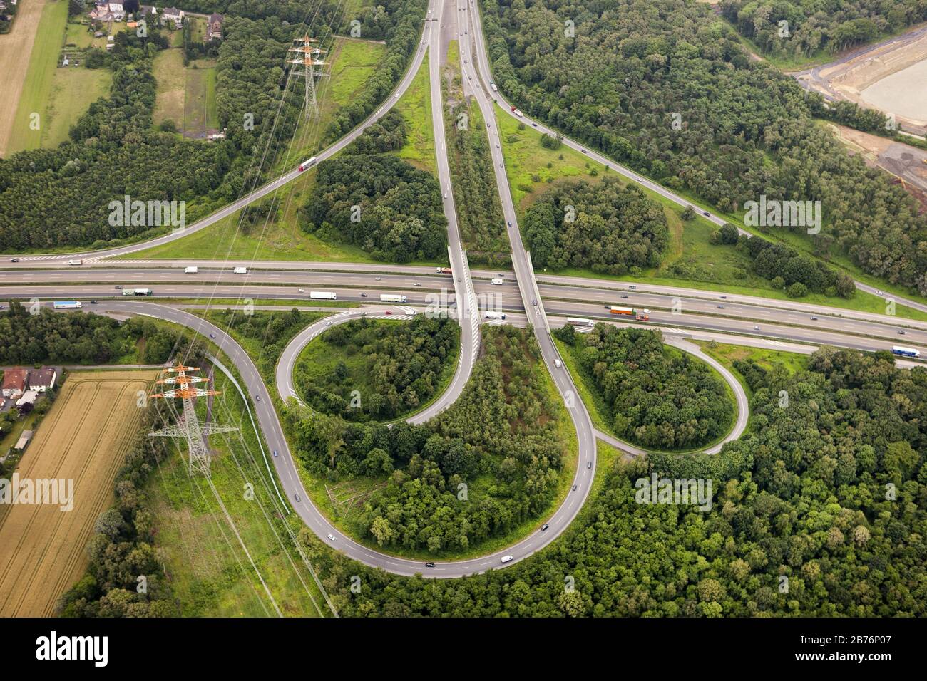 Freeway interchange dortmund nordwest hi-res stock photography and ...